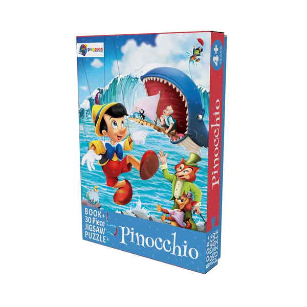 Pinocchio - Book + 30 Piece Jigsaw Puzzle – BooxWorm